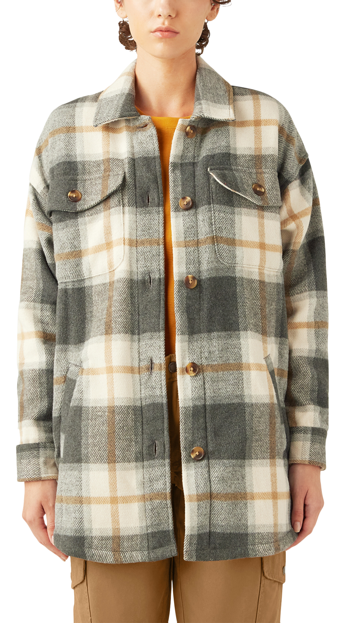 Dickies Plaid Shacket for Ladies | Bass Pro Shops
